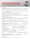 Technology Use Contract
